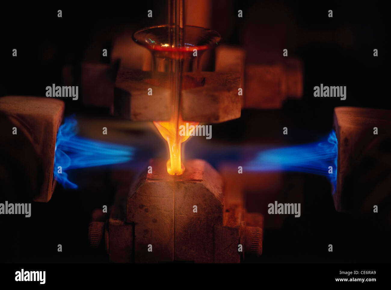 Glass light bulb making factory ; india ; asia Stock Photo - Alamy