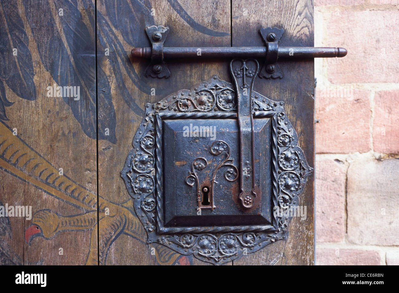 HMA 87711 : Metal lock ; Sinmell Tower ; Nuremberg ; Germany Europe ...