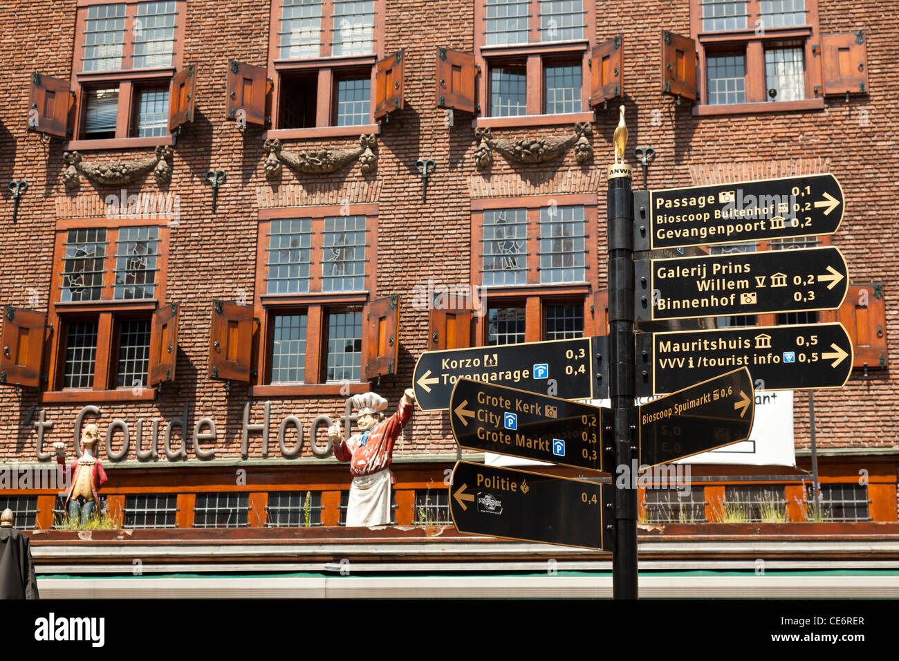 Street sign in The Hague. The Netherlands Stock Photo - Alamy