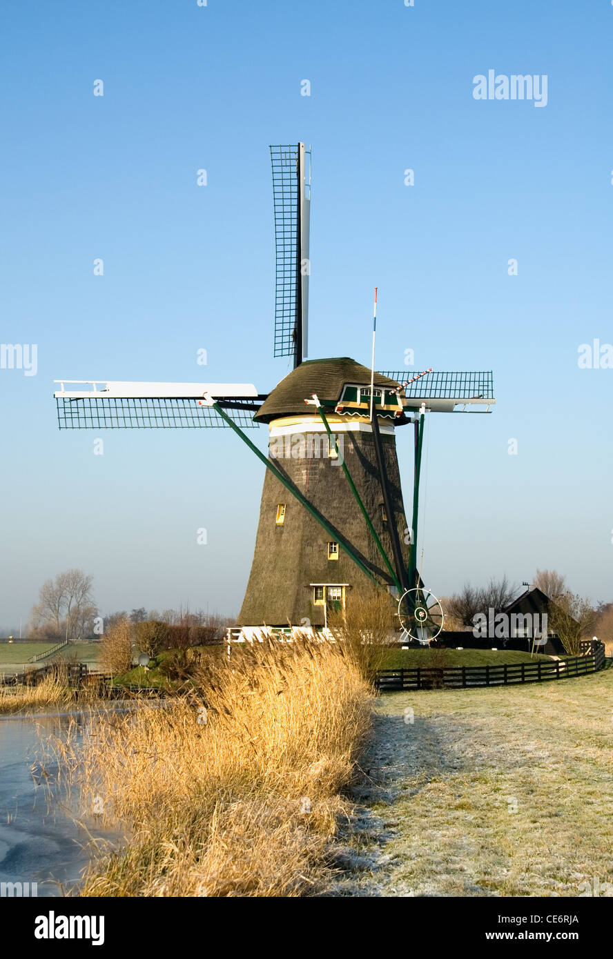 A traditional Dutch Windmill, the Netherlands Stock Photo - Alamy