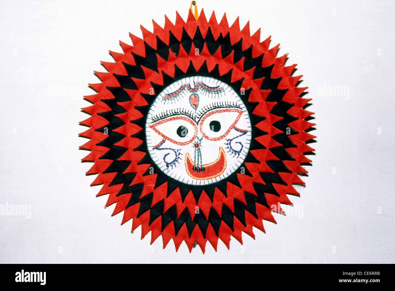 AAD 85045 : applique patchwork handicraft of idol of lord balram ...