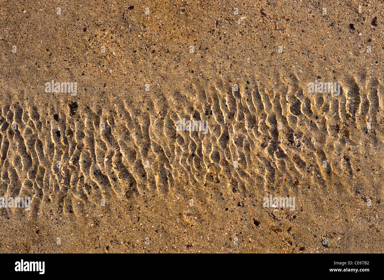 Water ripples current on sea water ; chiriyatapu beach ; andaman and ...