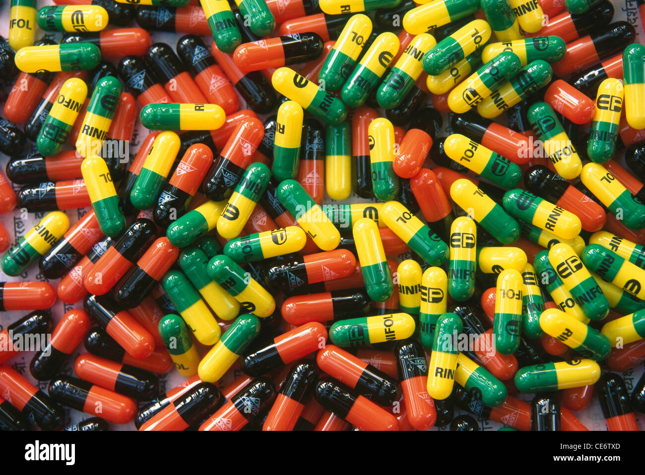 Capsules medicine drug ; india ; asia Stock Photo - Alamy