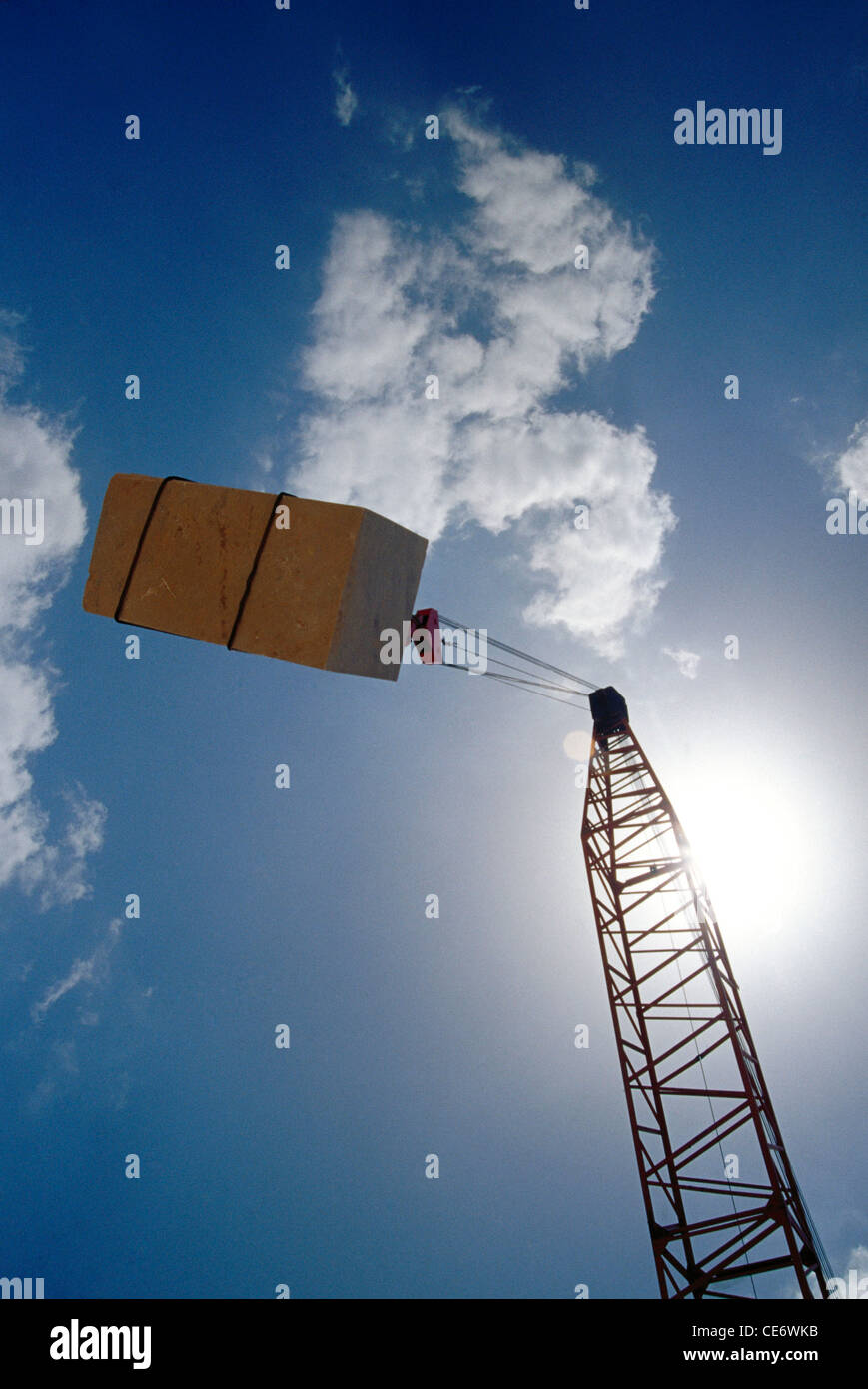 Lifting heavy stone slab hi-res stock photography and images - Alamy