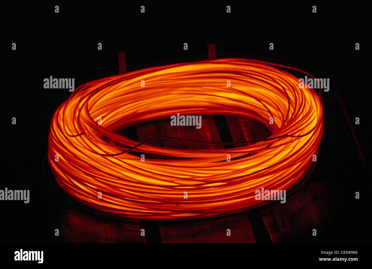 Hot steel coil hot coil steel rolling mill Stock Photo - Alamy