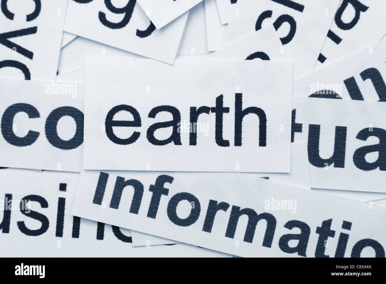 Earth word cloud Stock Photo - Alamy