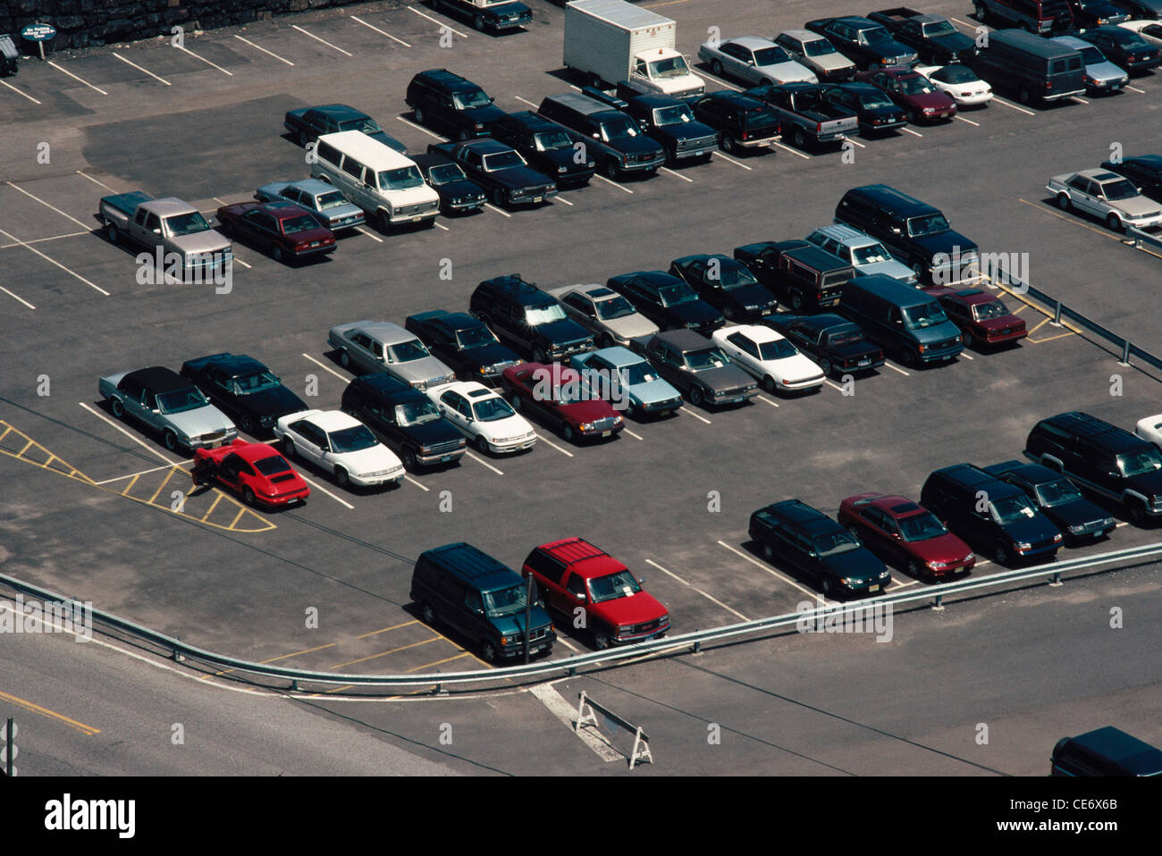 car parking lot Stock Photo - Alamy
