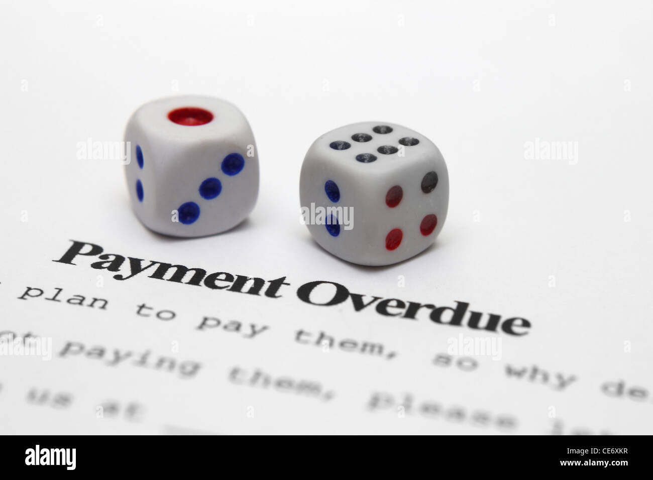 Payment overdue concept Stock Photo - Alamy