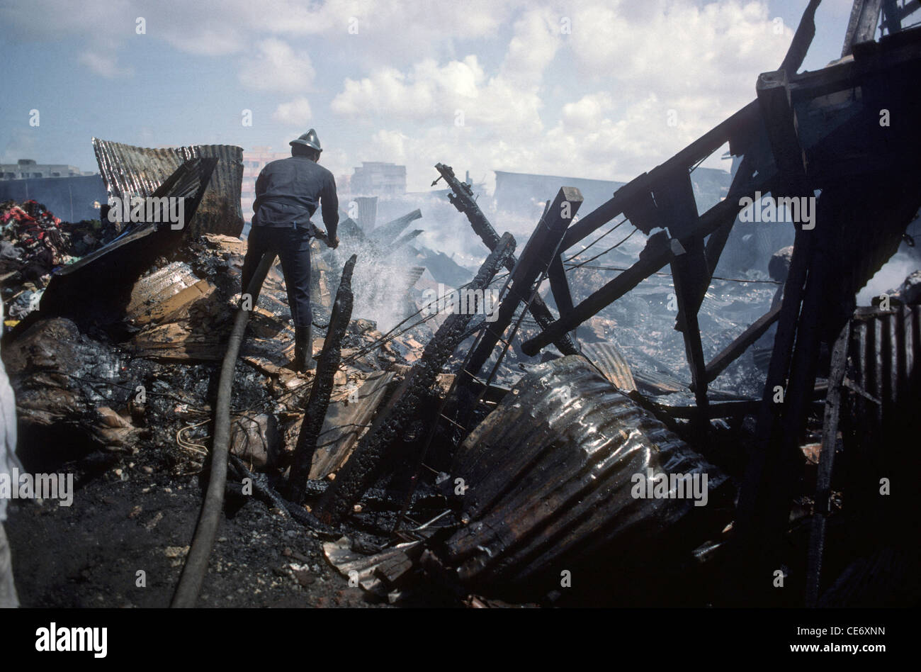 India fireman hi-res stock photography and images - Alamy