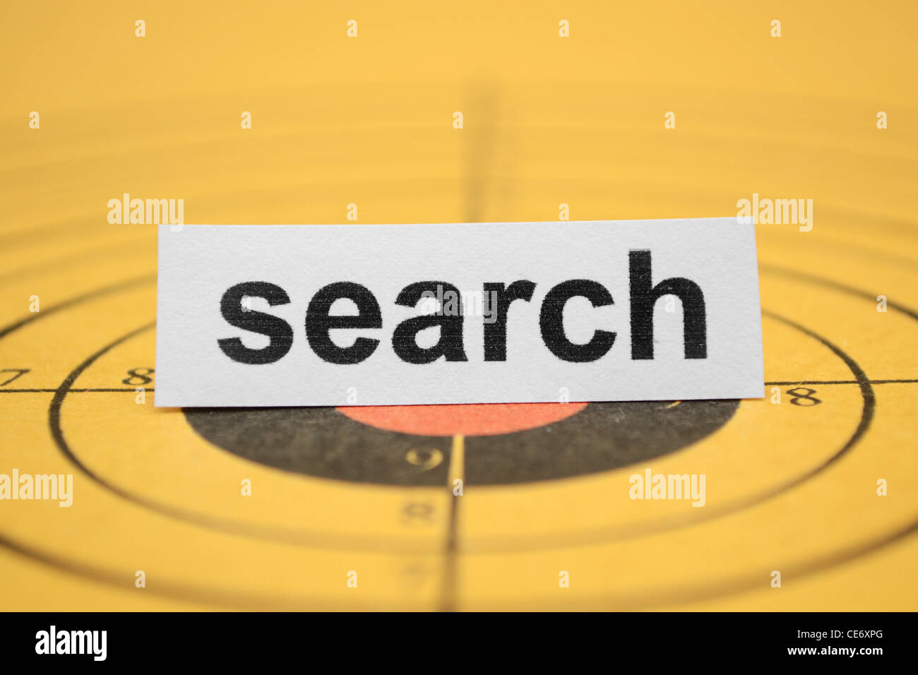 Search target concept Stock Photo - Alamy