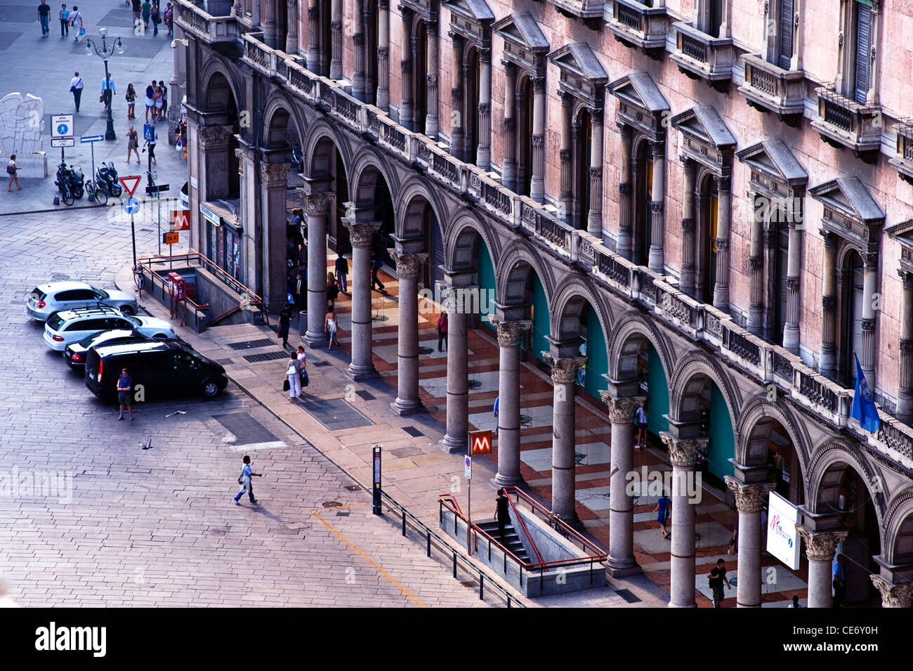 duomo square in milan, italy Stock Photo - Alamy