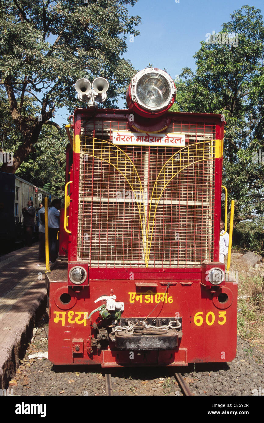 Toy diesel train front 603 neral to matheran maharashtra india Stock ...