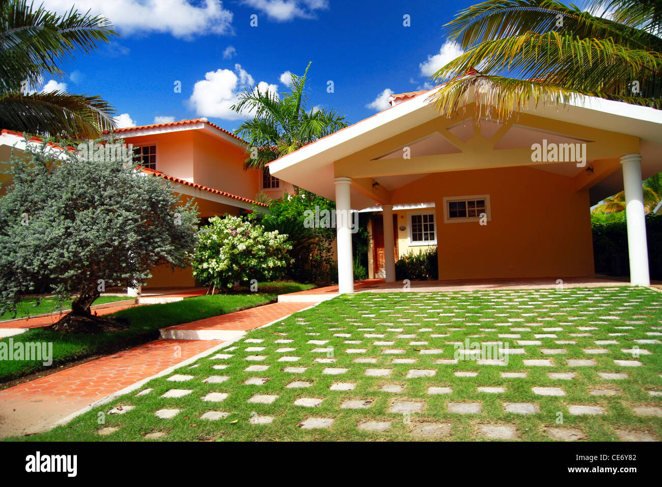 Private house, Dominican Republic Stock Photo - Alamy