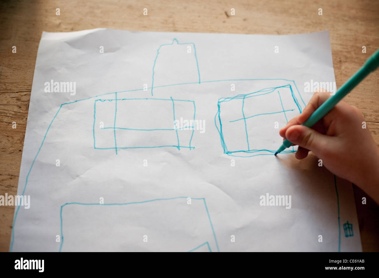 Childhood drawing hi-res stock photography and images - Alamy