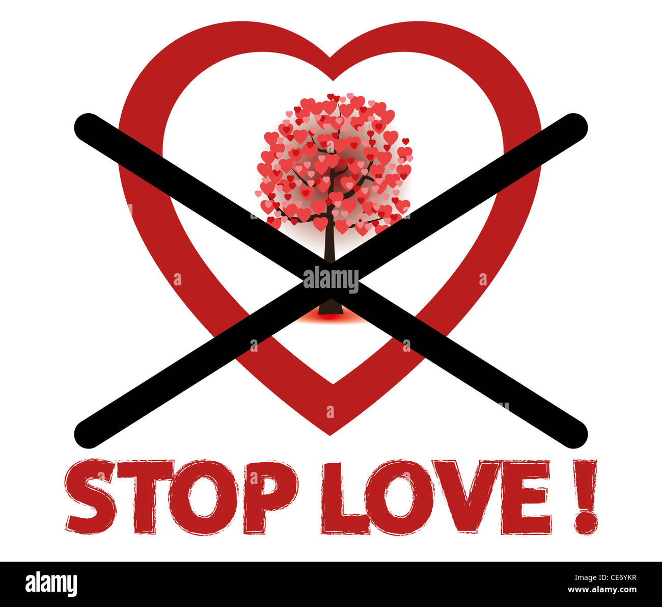 sign with text relationships are not allowed Stock Photo - Alamy