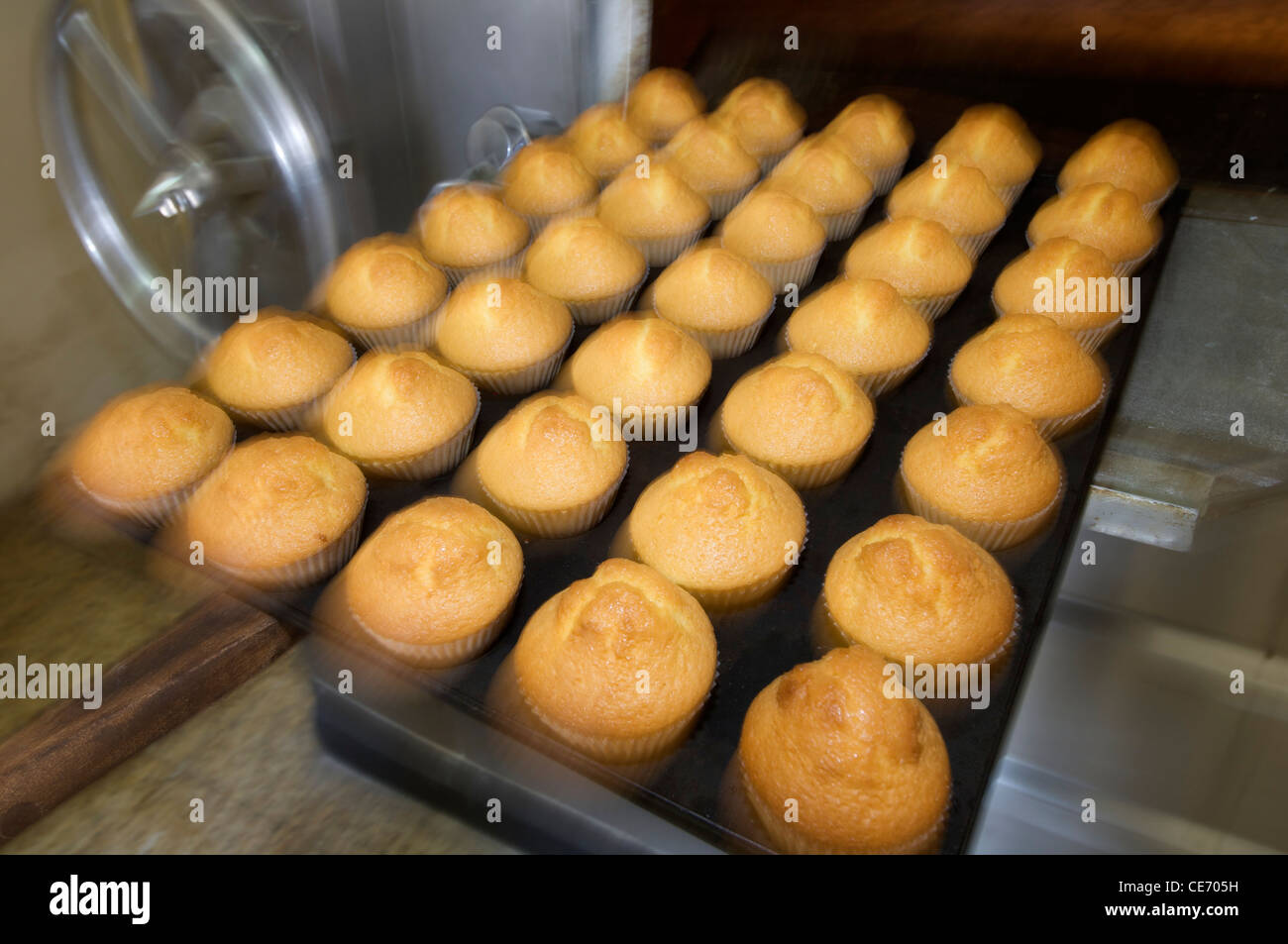 large group of freshly baked muffins Stock Photo - Alamy