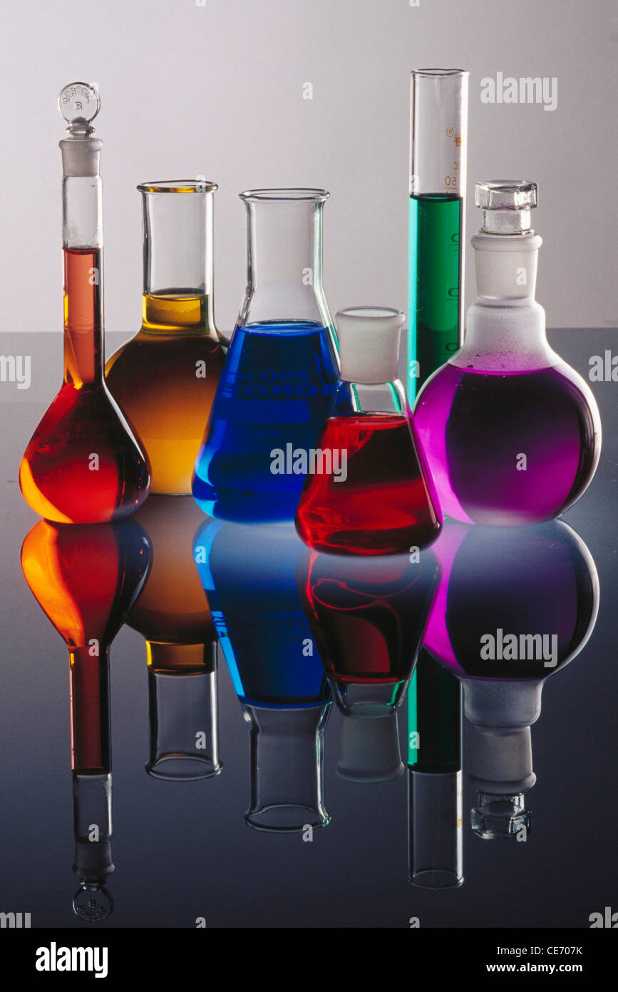 Red and yellow chemicals hi-res stock photography and images - Alamy