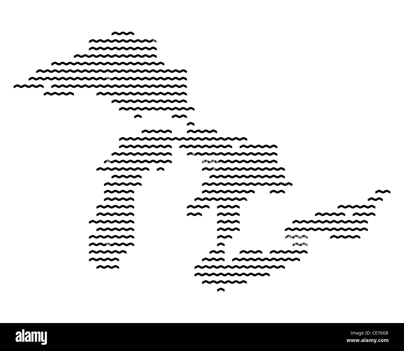 Map of superior Cut Out Stock Images & Pictures - Alamy