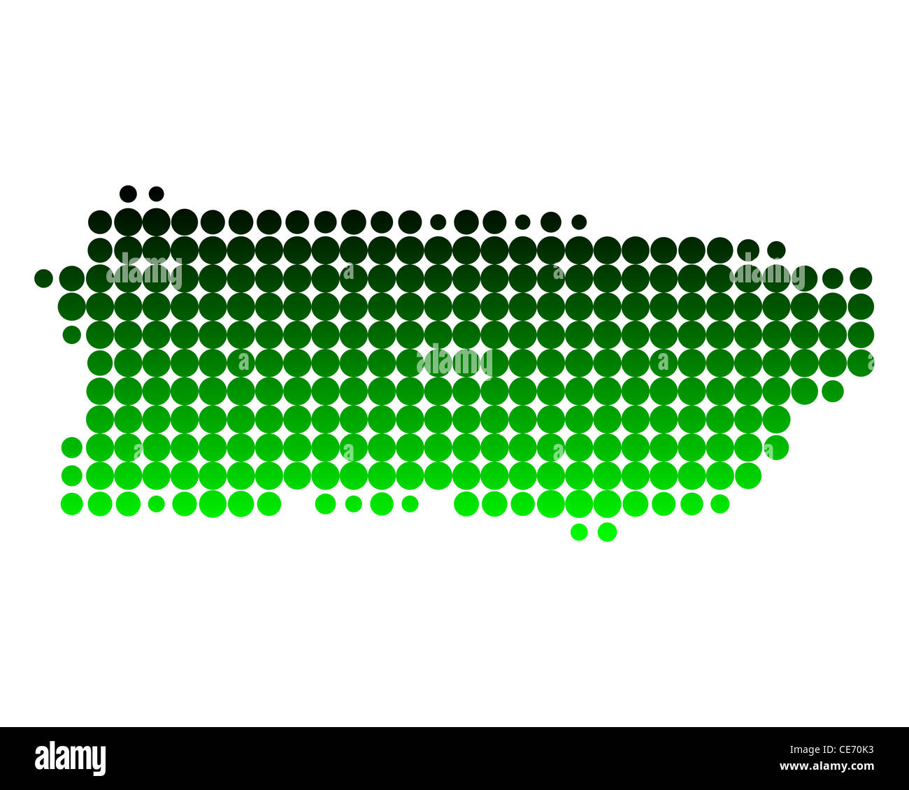 Map of Puerto Rico Stock Photo - Alamy