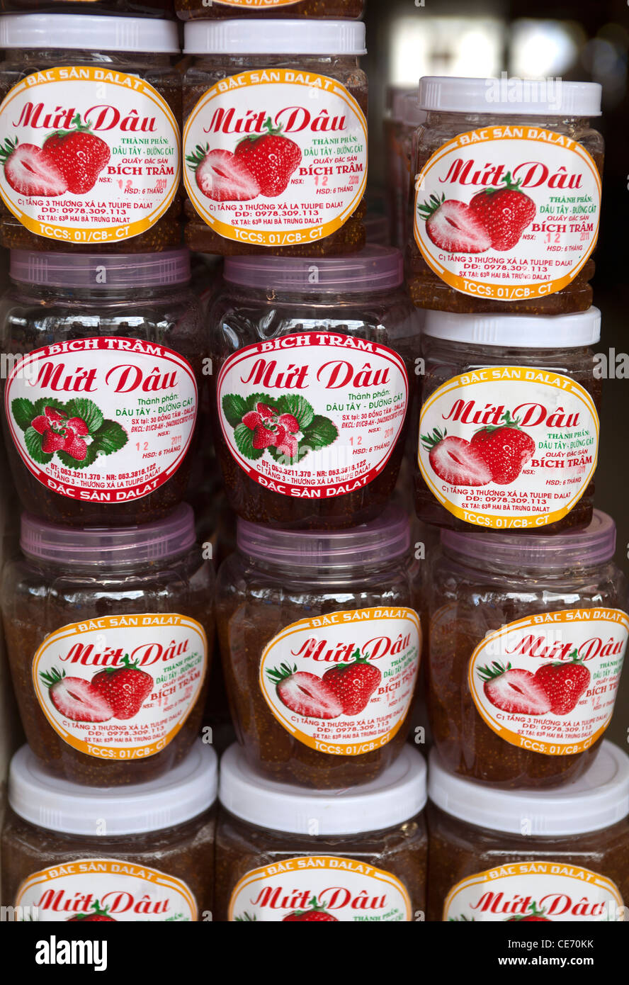 Jam on sale in Dalat Stock Photo - Alamy