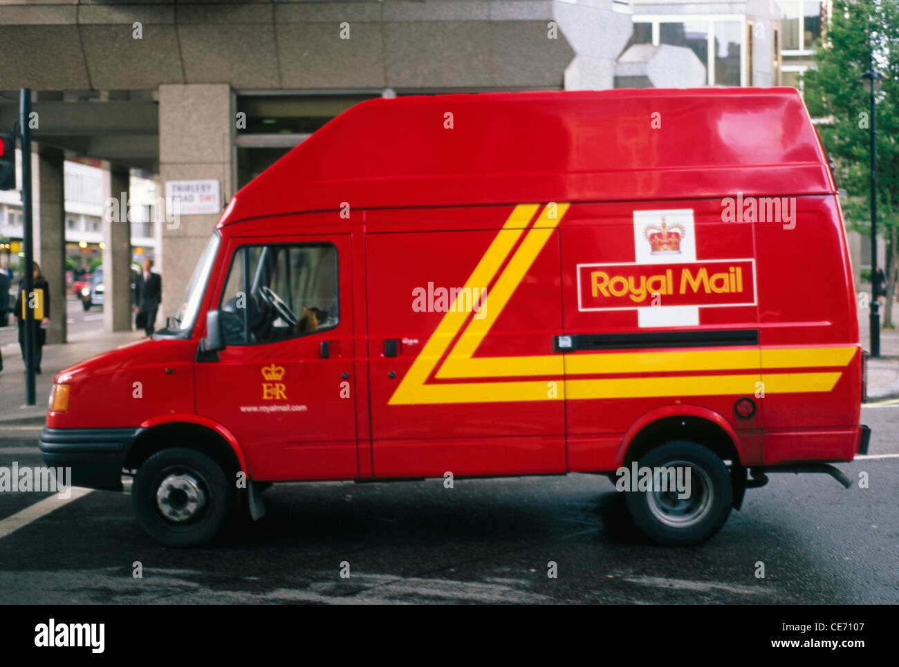 British postal Royal mail Van in London , England , United Kingdom ...