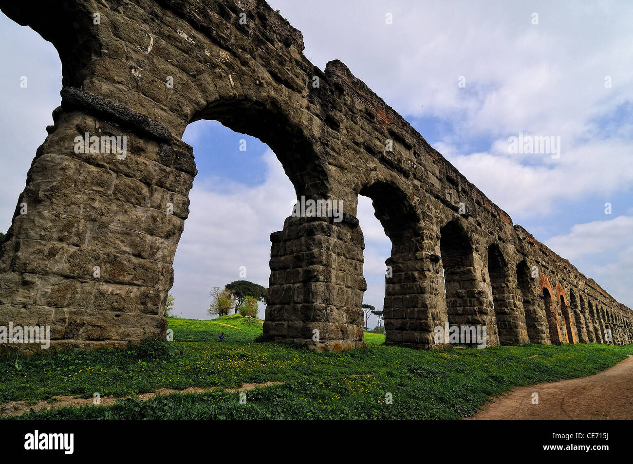 italia italy italie lazio roma rome parco degli acquedotti Stock Photo ...
