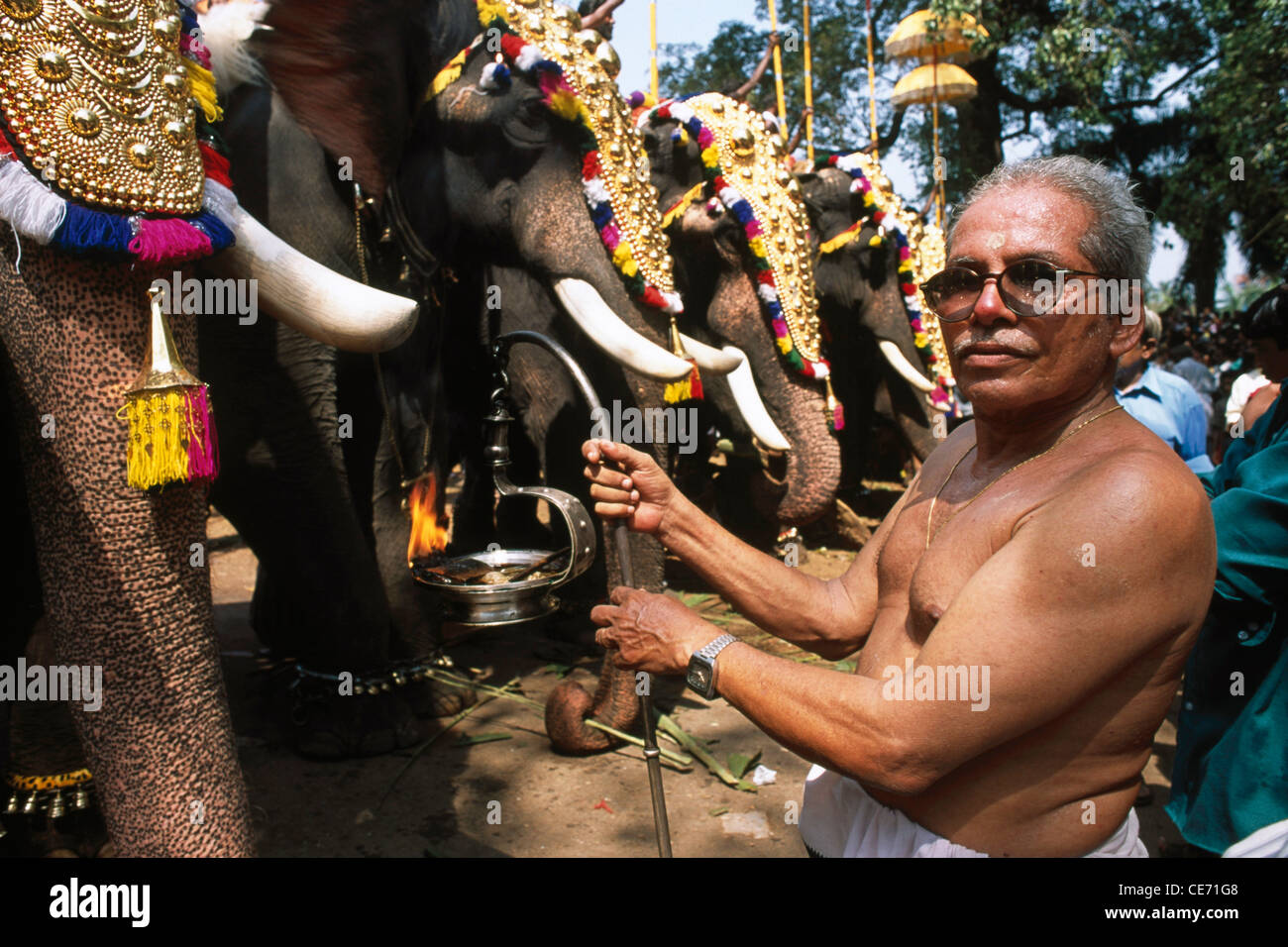 Arati lamp hi-res stock photography and images - Alamy