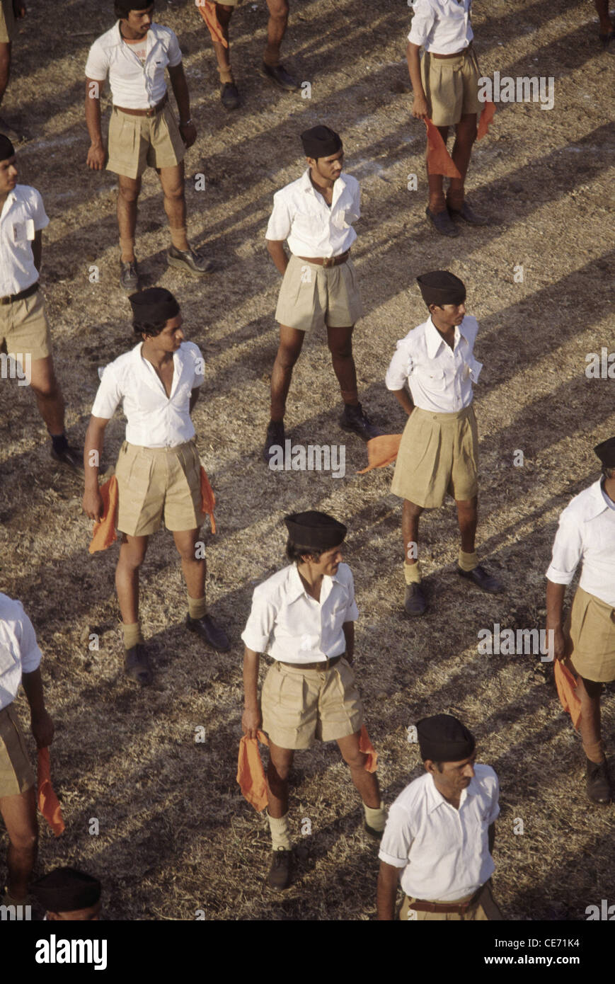 Indian Nationalist RSS rashtriya swayam sevak sangh cadres morning ...