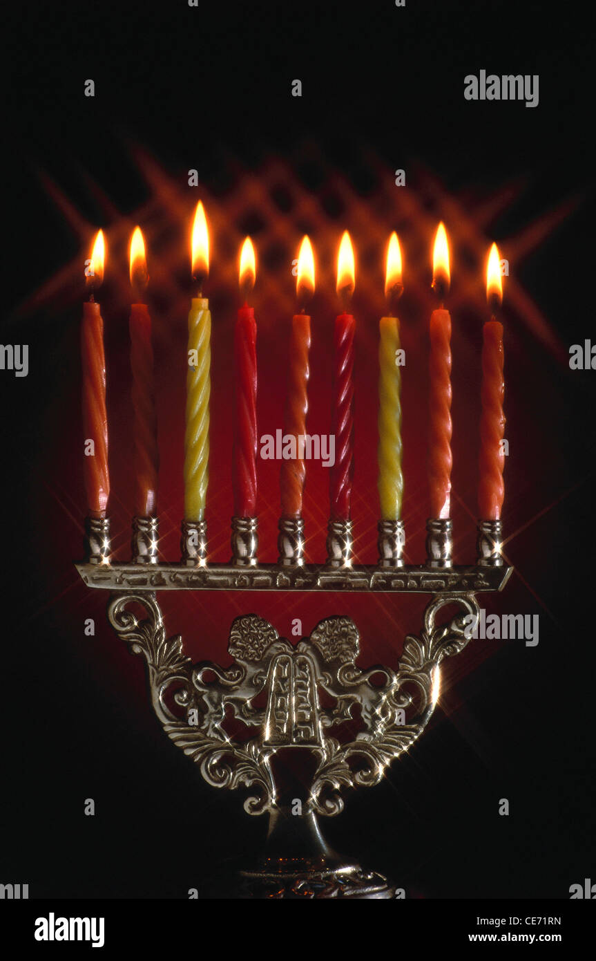Hanukkah lamps hi-res stock photography and images - Alamy