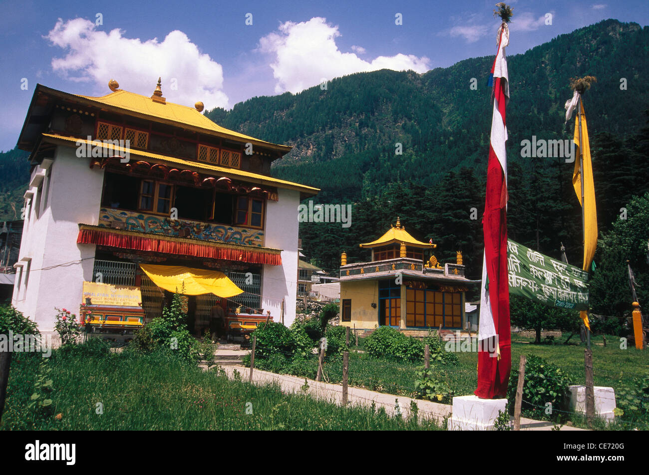 Buddhist monastery manali himachal pradesh hi-res stock photography and ...