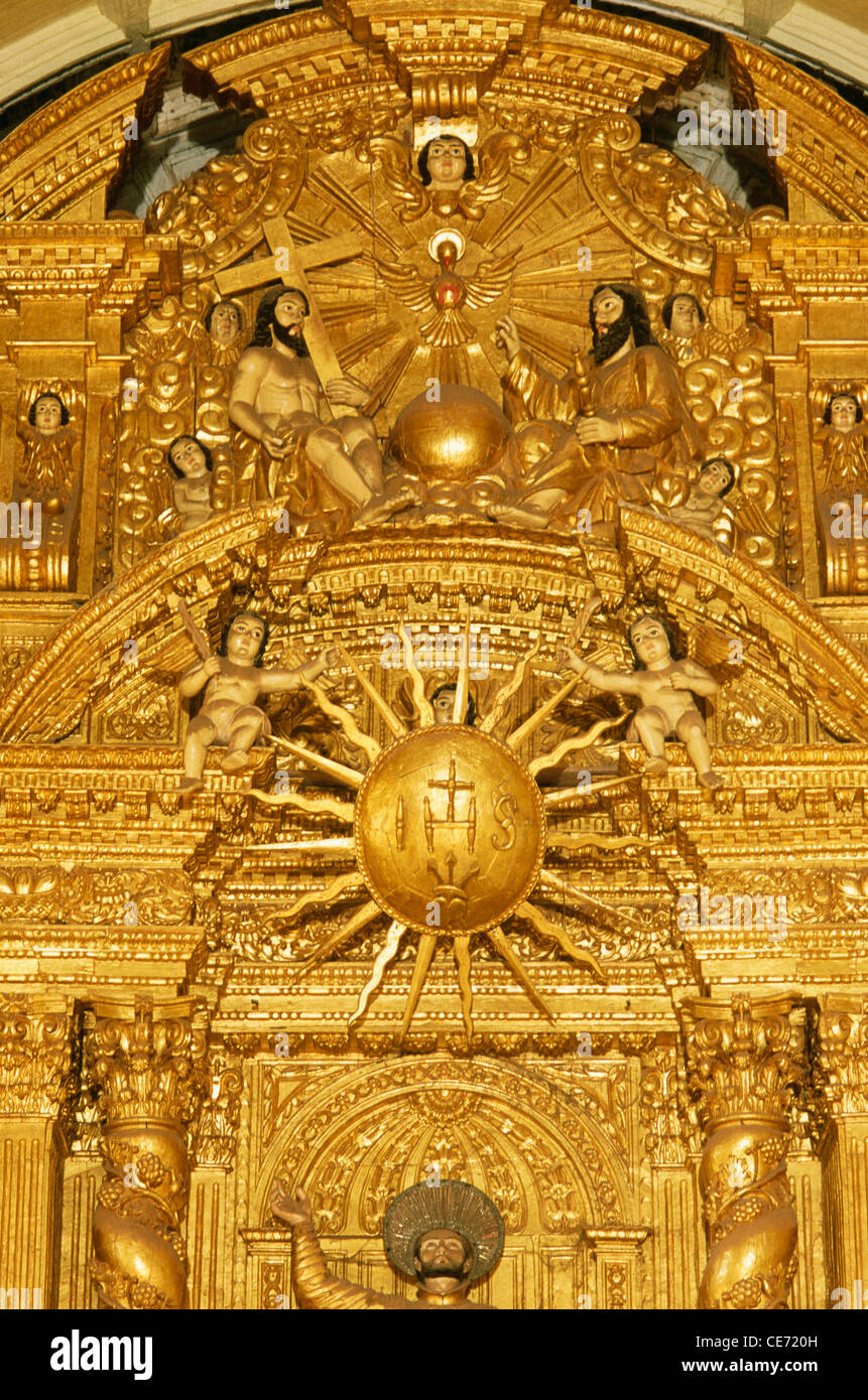 HMA 82505 : sun symbol on walls of Basilica of bom jesus ; old goa ...