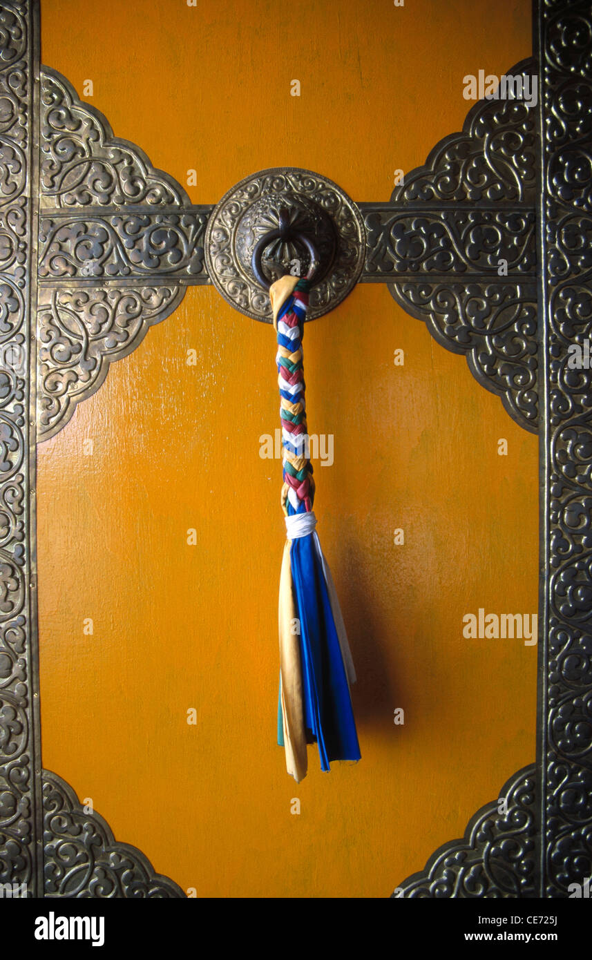 RSC 81742 : door knocker in Gyato Buddhist monastery ; dharmshala ...