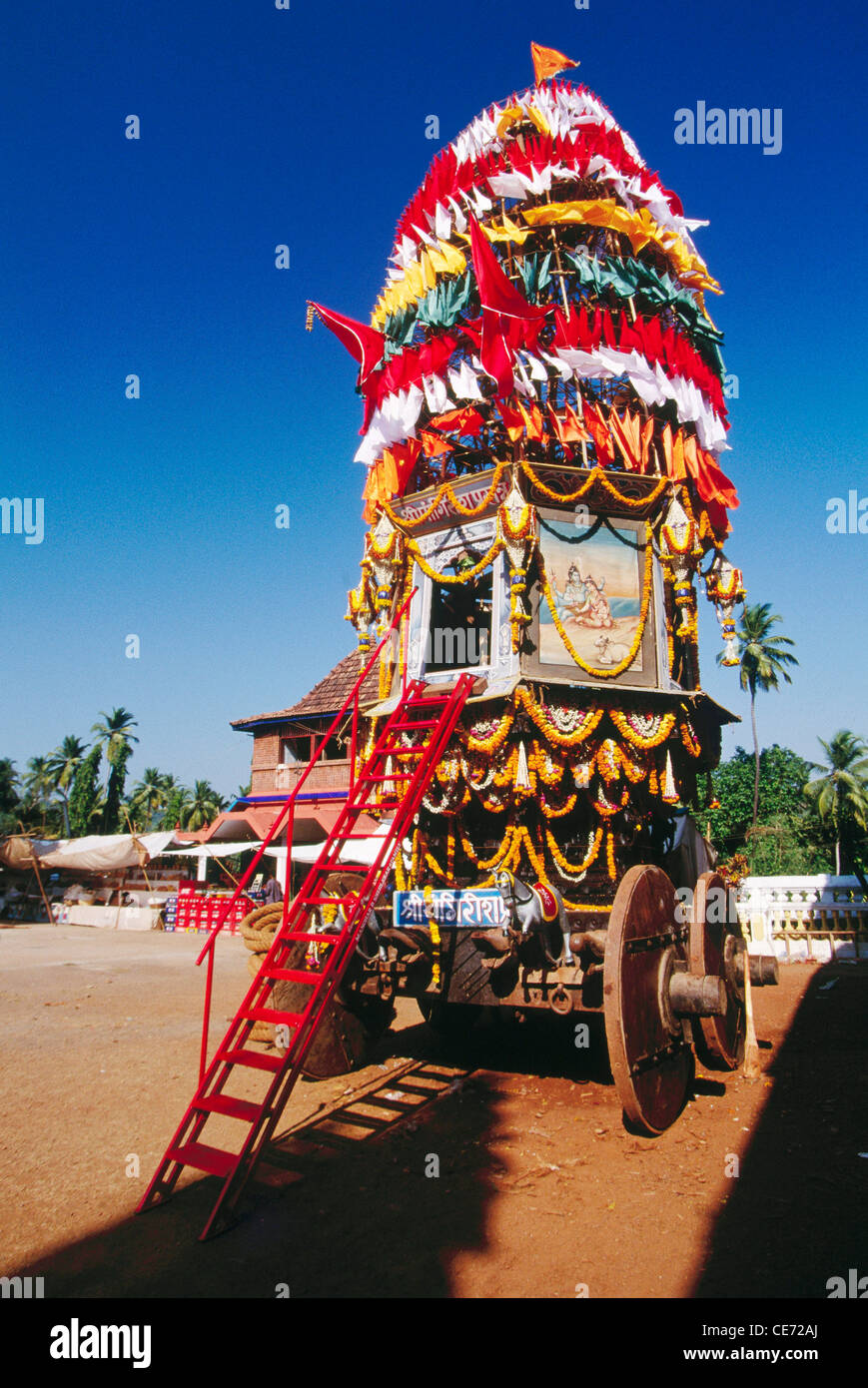 The mangesh temple hi-res stock photography and images - Alamy