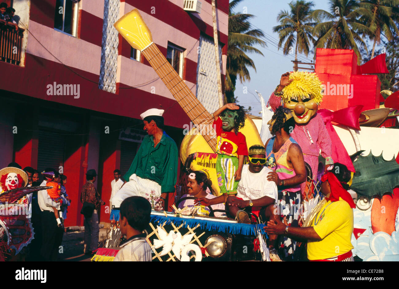 MBT 82565 : float in Goan Carnival festival procession ; mapusa ; goa ...