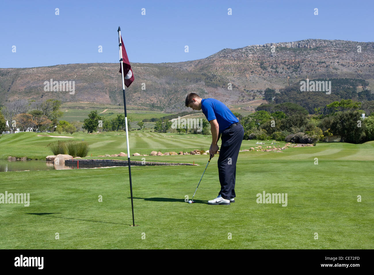 Cape Town: Steenberg Golf Course Stock Photo - Alamy
