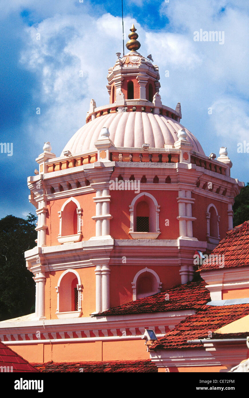 Mahalaxmi temple dome ; goa ; india ; asia Stock Photo - Alamy