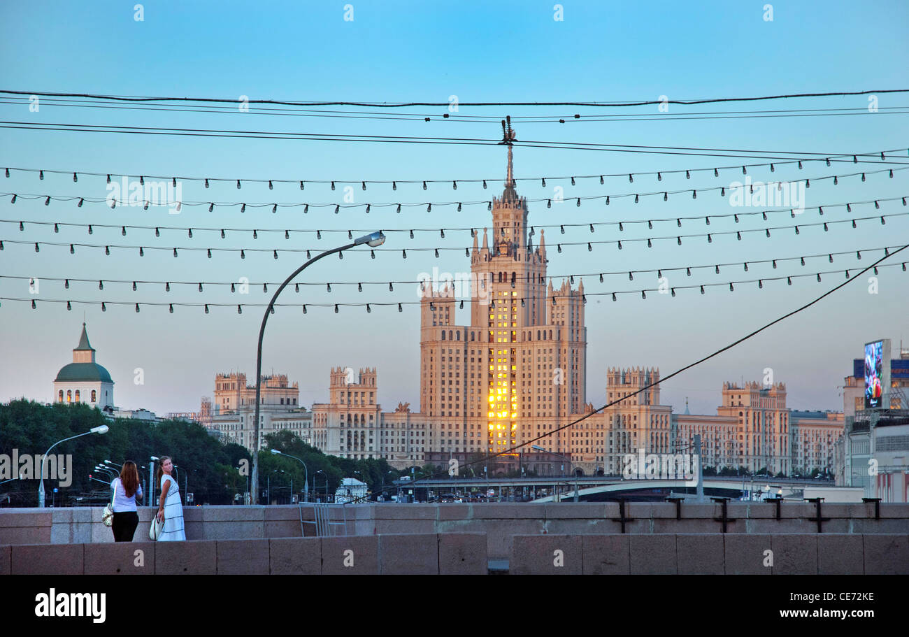 Stalin era tower building hi-res stock photography and images - Alamy