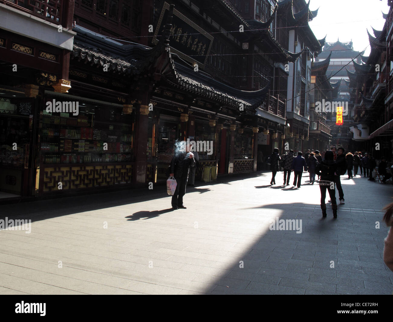 Yu bazaar early morning Stock Photo - Alamy