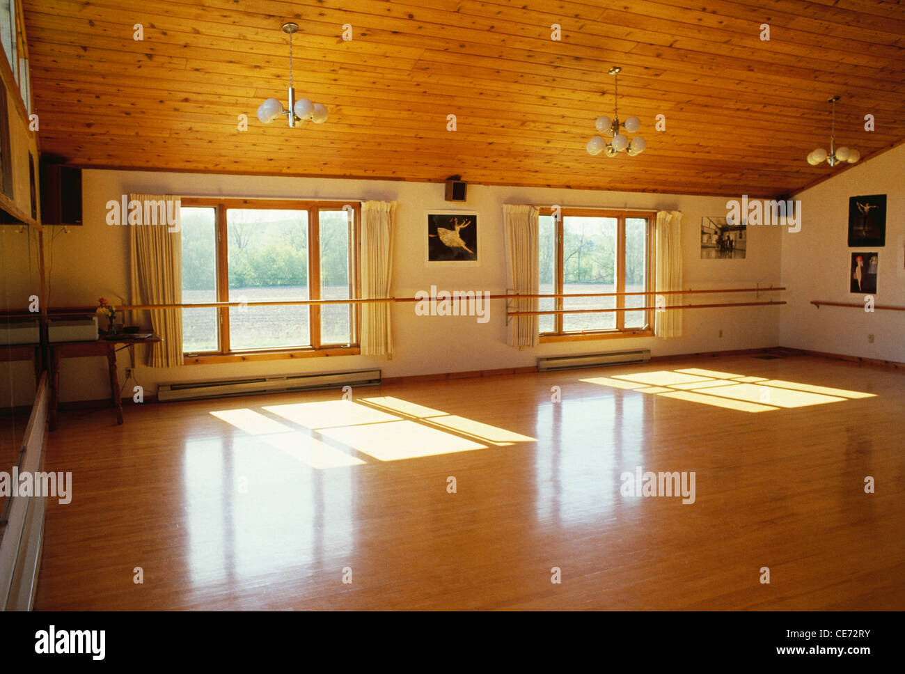 Ballet dance floor Stock Photo - Alamy