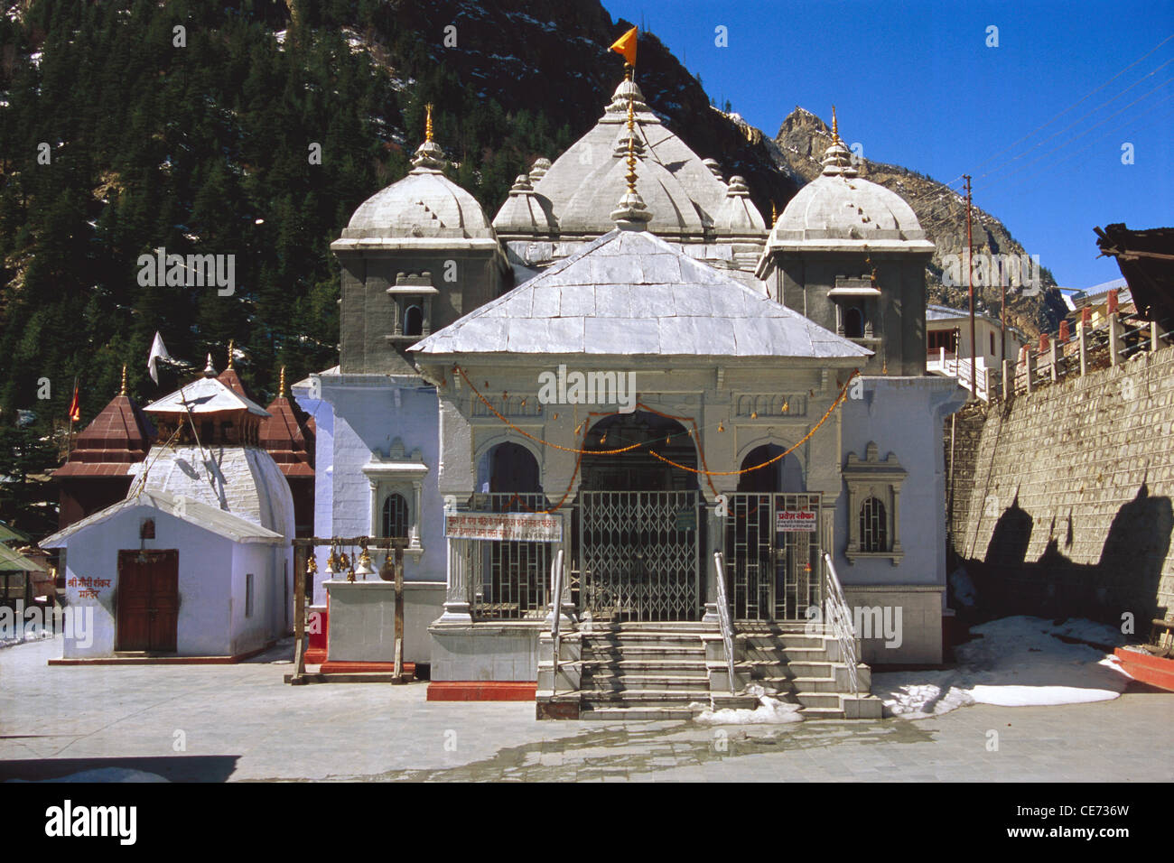 JRR 84328 : Temple of Ganga , Gangotri ; uttaranchal ; India Stock ...