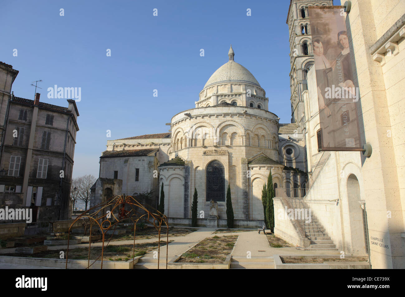 Stock Photo of the Cathedral Saint-Pierre in Angouleme Stock Photo - Alamy
