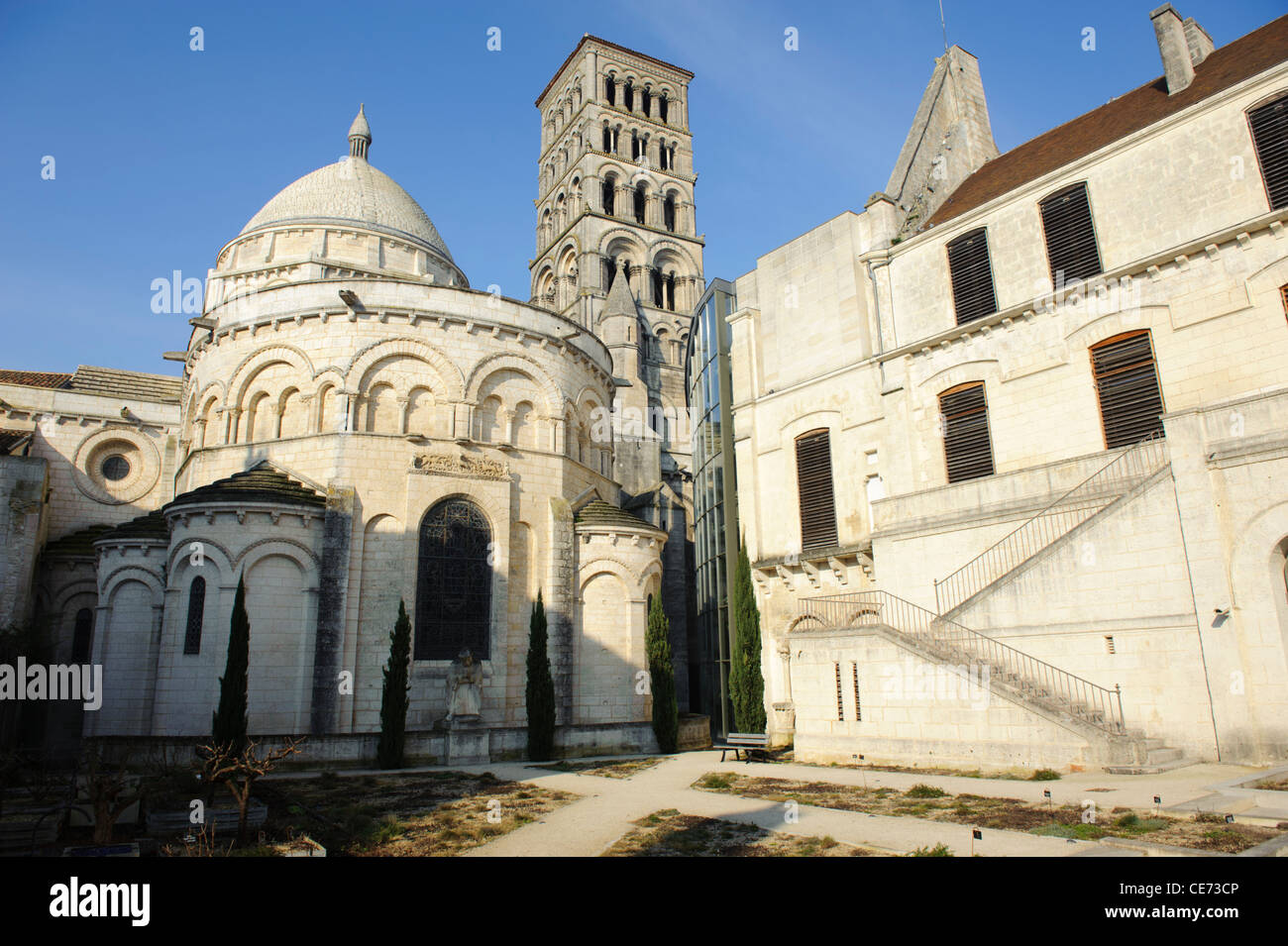 Stock Photo of the Cathedral Saint-Pierre in Angouleme Stock Photo - Alamy