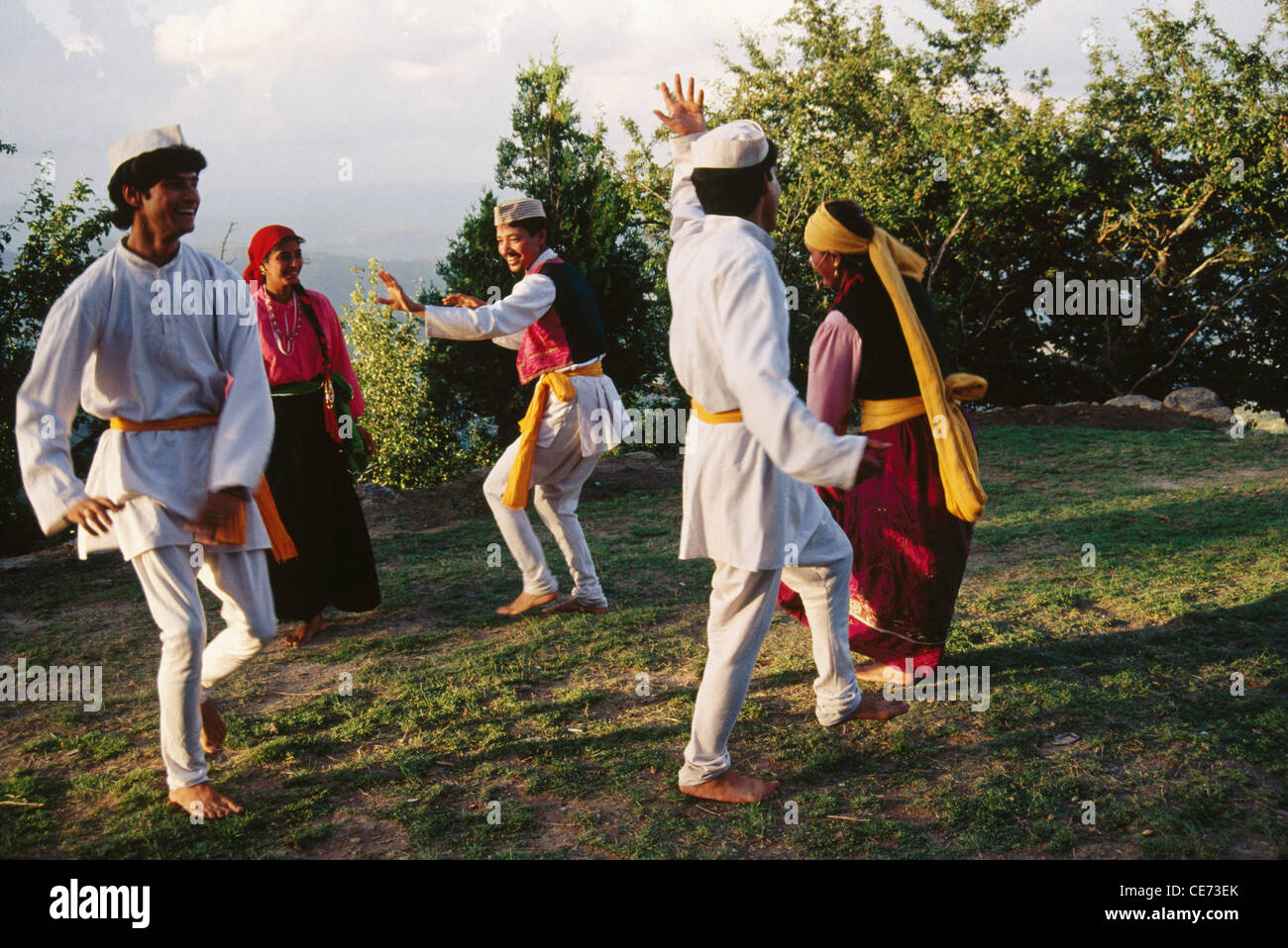 NGS 84346 : indian folk dance of Kumaon region ; uttaranchal ; India ...