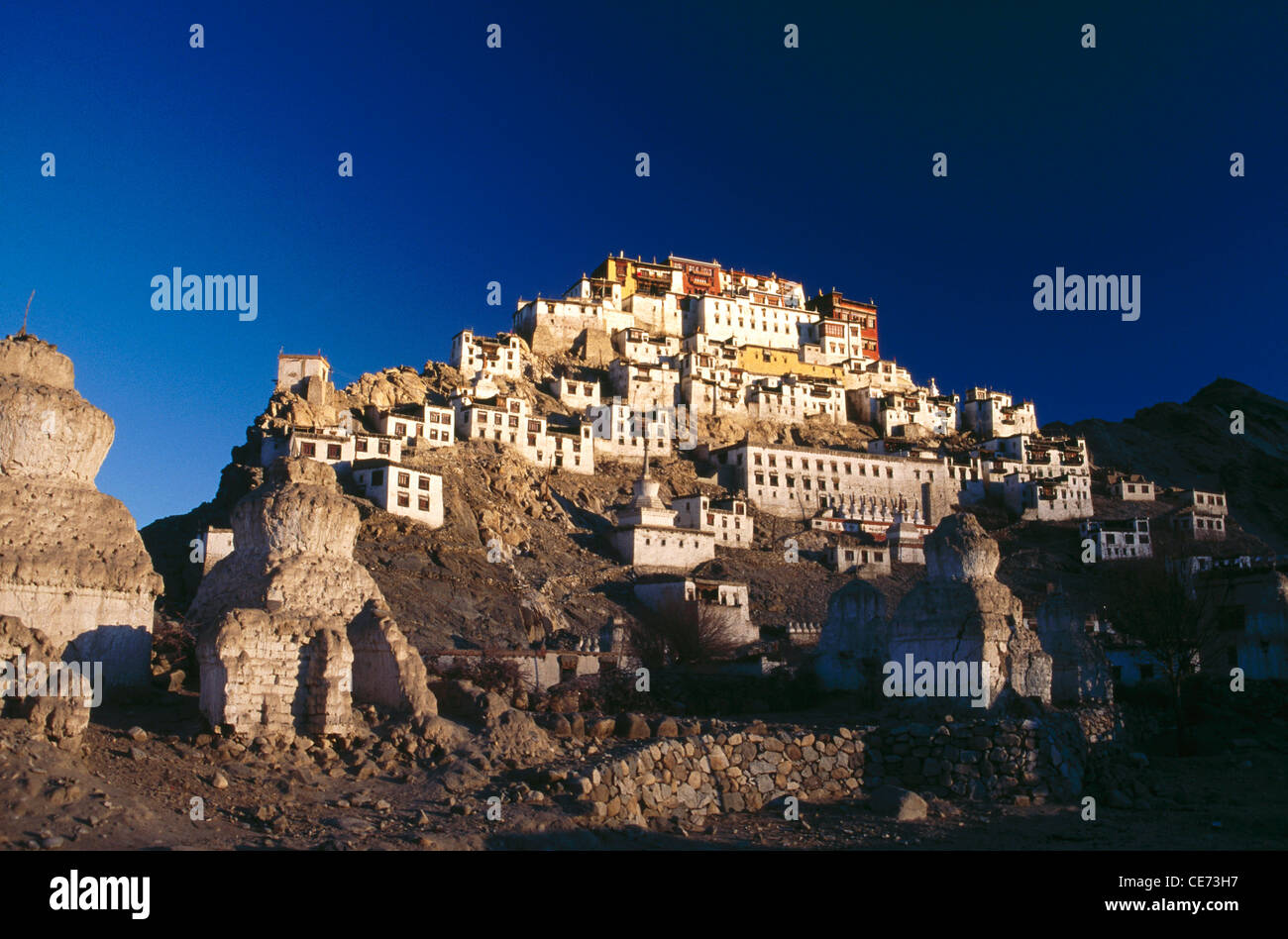 DPA 82755 : Thikshey Gompa monastery ; leh ; ladakh ; Jammu and Kashmir ...