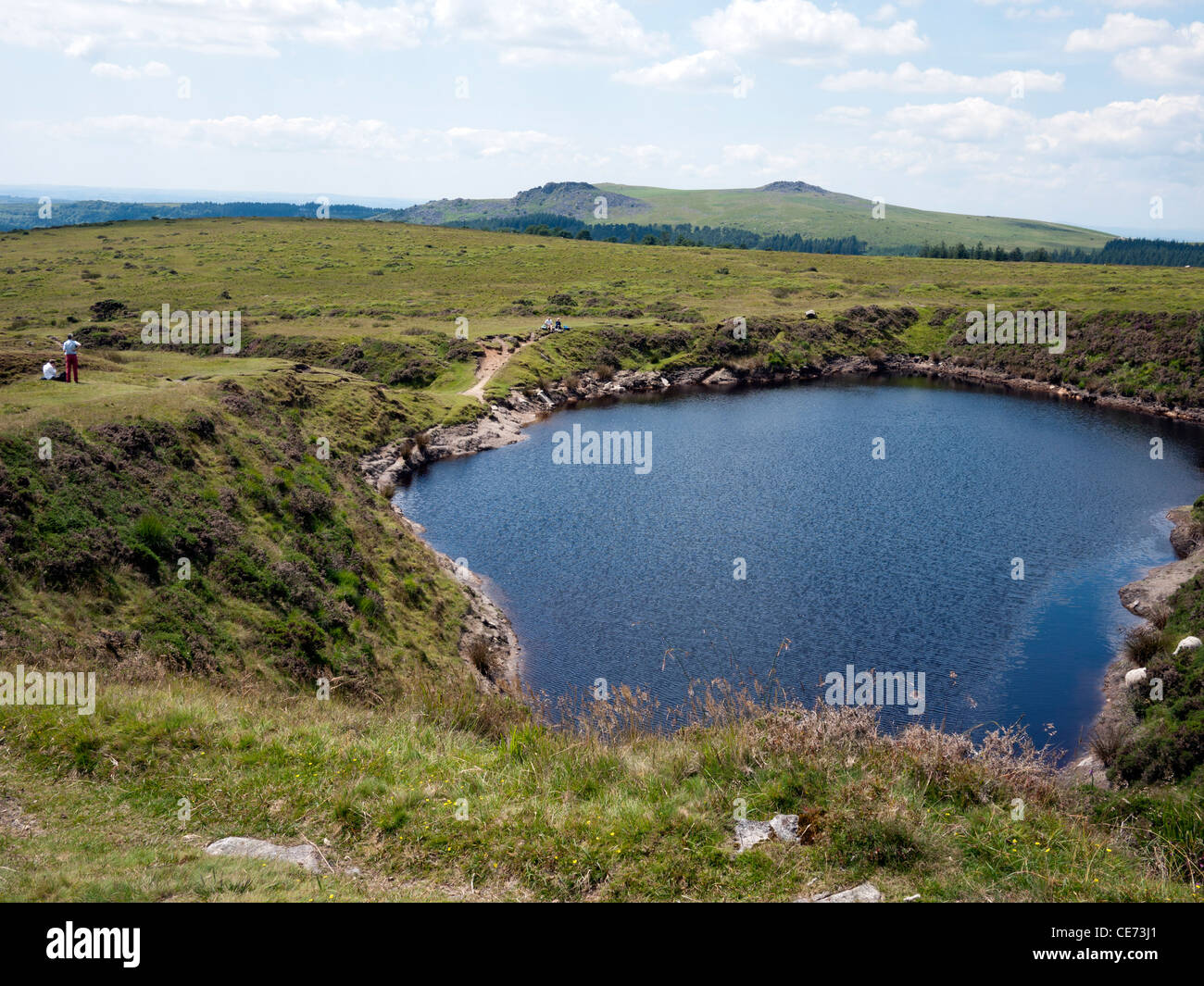 Crazy Well Pool, Dartmoor Devon UK Stock Photo - Alamy