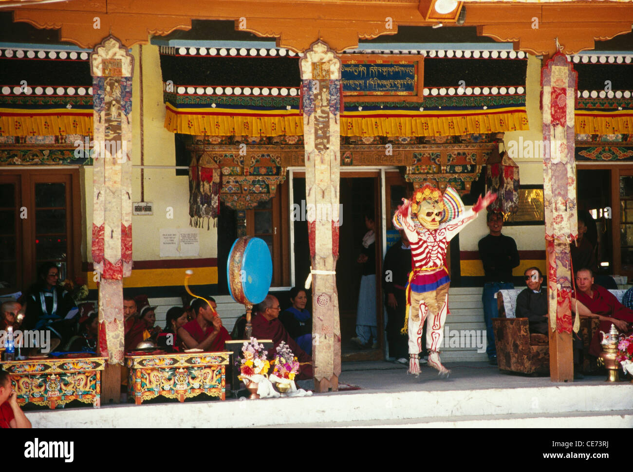 mask dance ; ladakh hemis festival ; leh , Jammu and Kashmir ; india ...