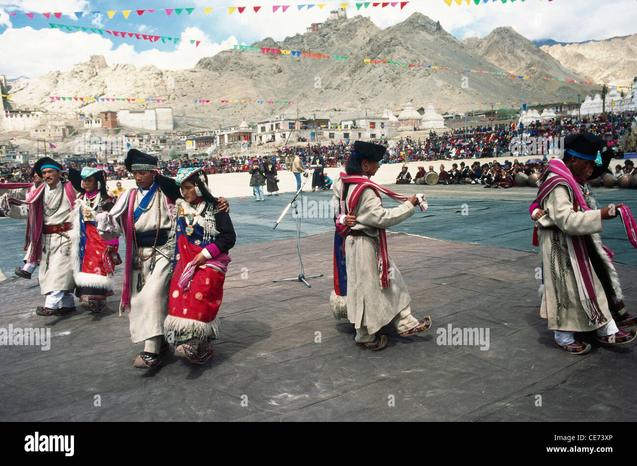 SSK 82709 : folk dance of ladakh hemis festival leh Jammu and Kashmir ...