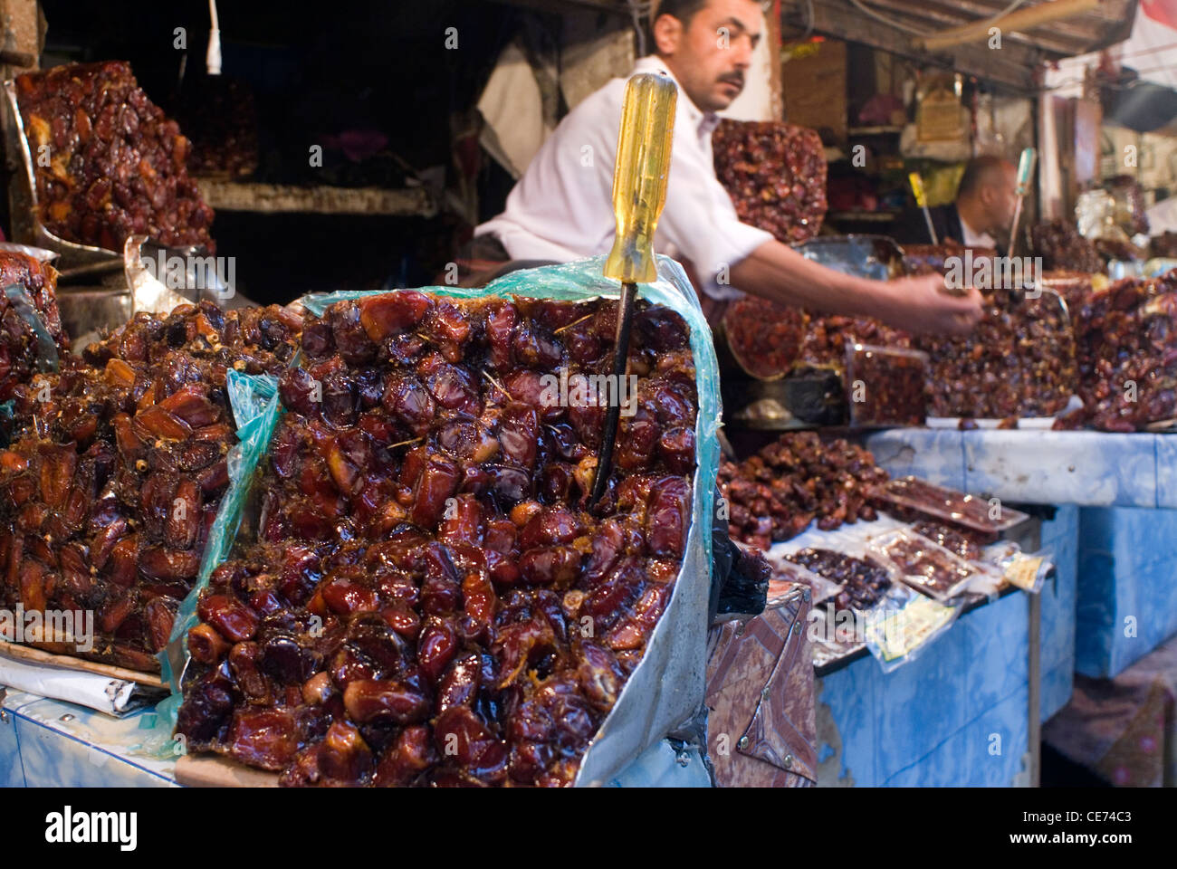 Store in the souk of Sana'a, a UNESCO World Heritage Site, Yemen ...