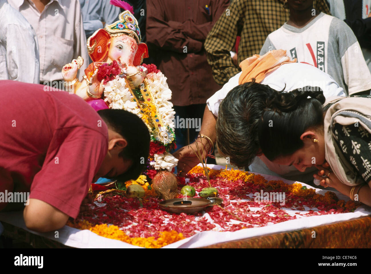 Bowing down elephant hi-res stock photography and images - Alamy