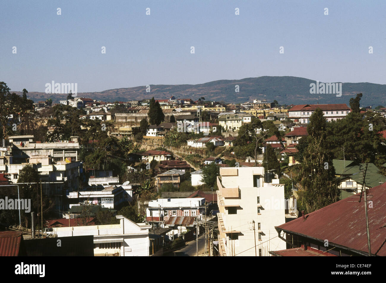 Panoramic view of Shillong town ; Meghalaya ; india ; asia Stock Photo ...